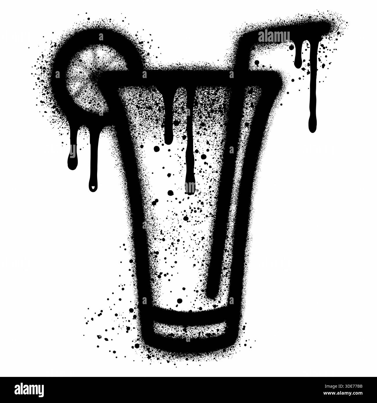 Mint tea glass Black and White Stock Photos & Images - Alamy