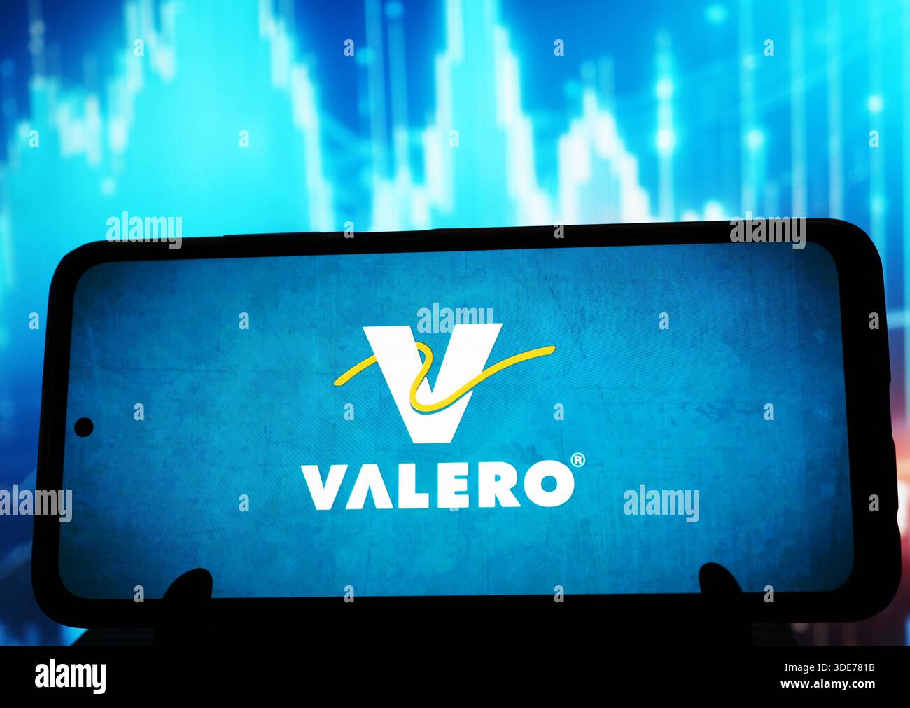 In this photo illustration, Valero Energy Corporation logo seen ...