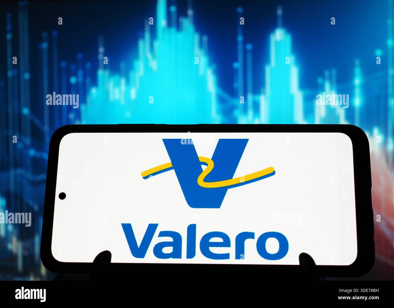 In this photo illustration, Valero Energy Corporation logo seen ...