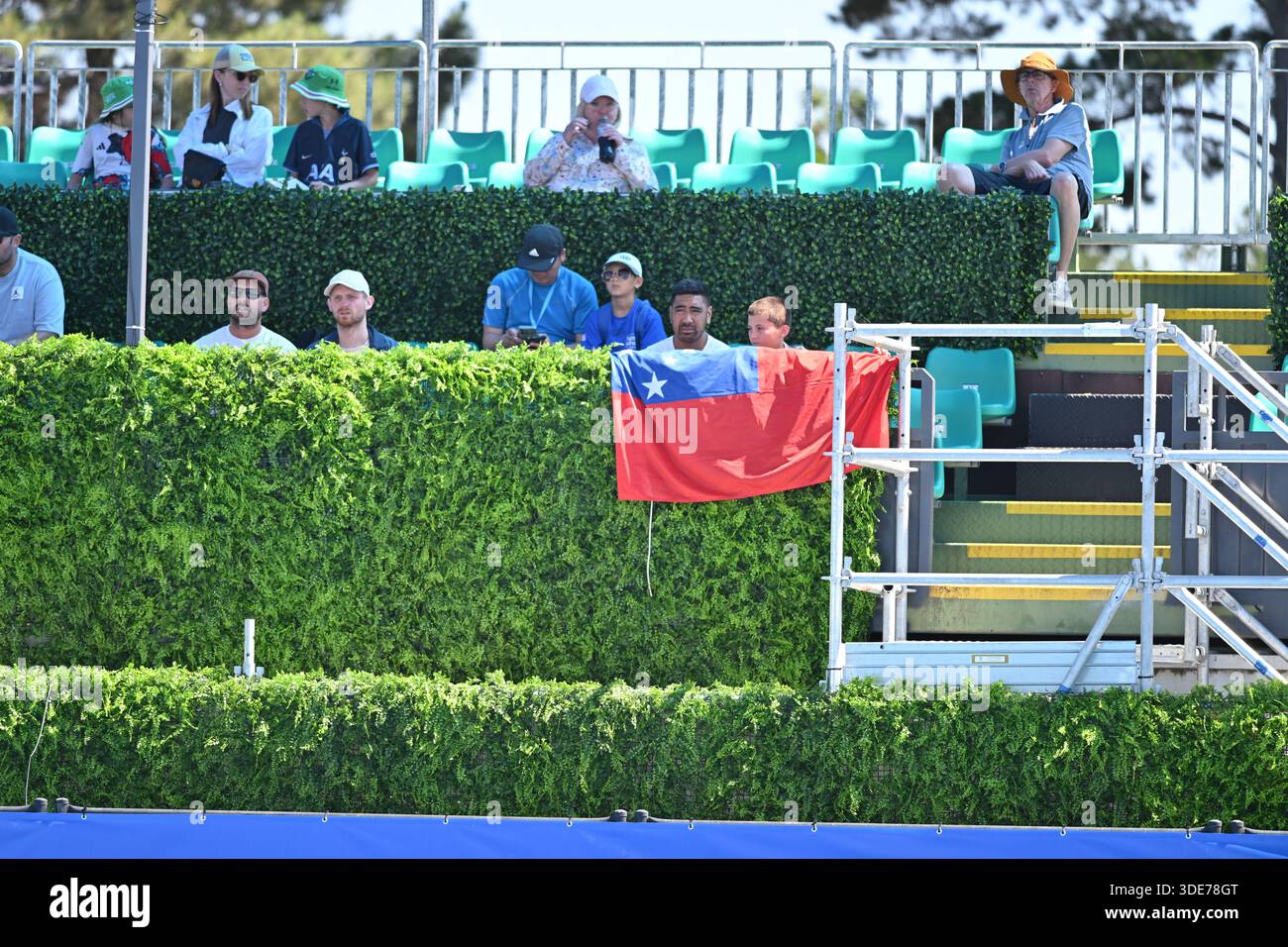 Canberra, Australia. 6 January 2026, Desatnee Aiava support during the ...