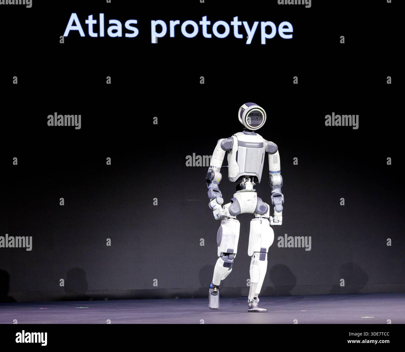 The Atlas Prototype by Boston Dynamics at the Hyundai presentation ...