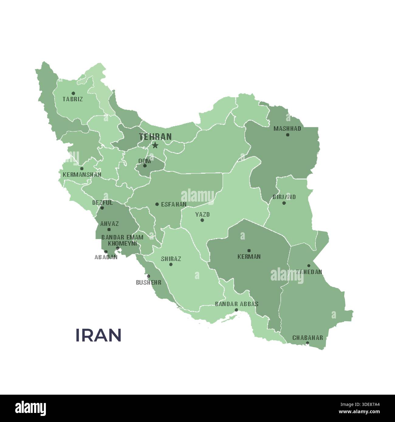 Map of shiraz iran hi-res stock photography and images - Alamy