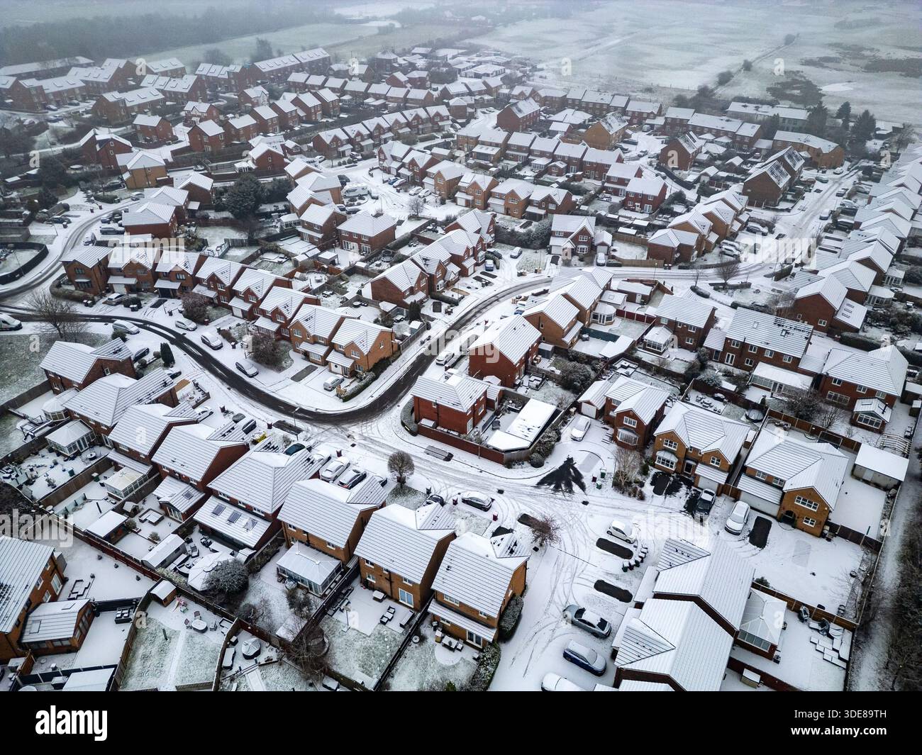 Bolton, Lancashire, UK, Tuesday 06 January, 2026. A new covering of ...