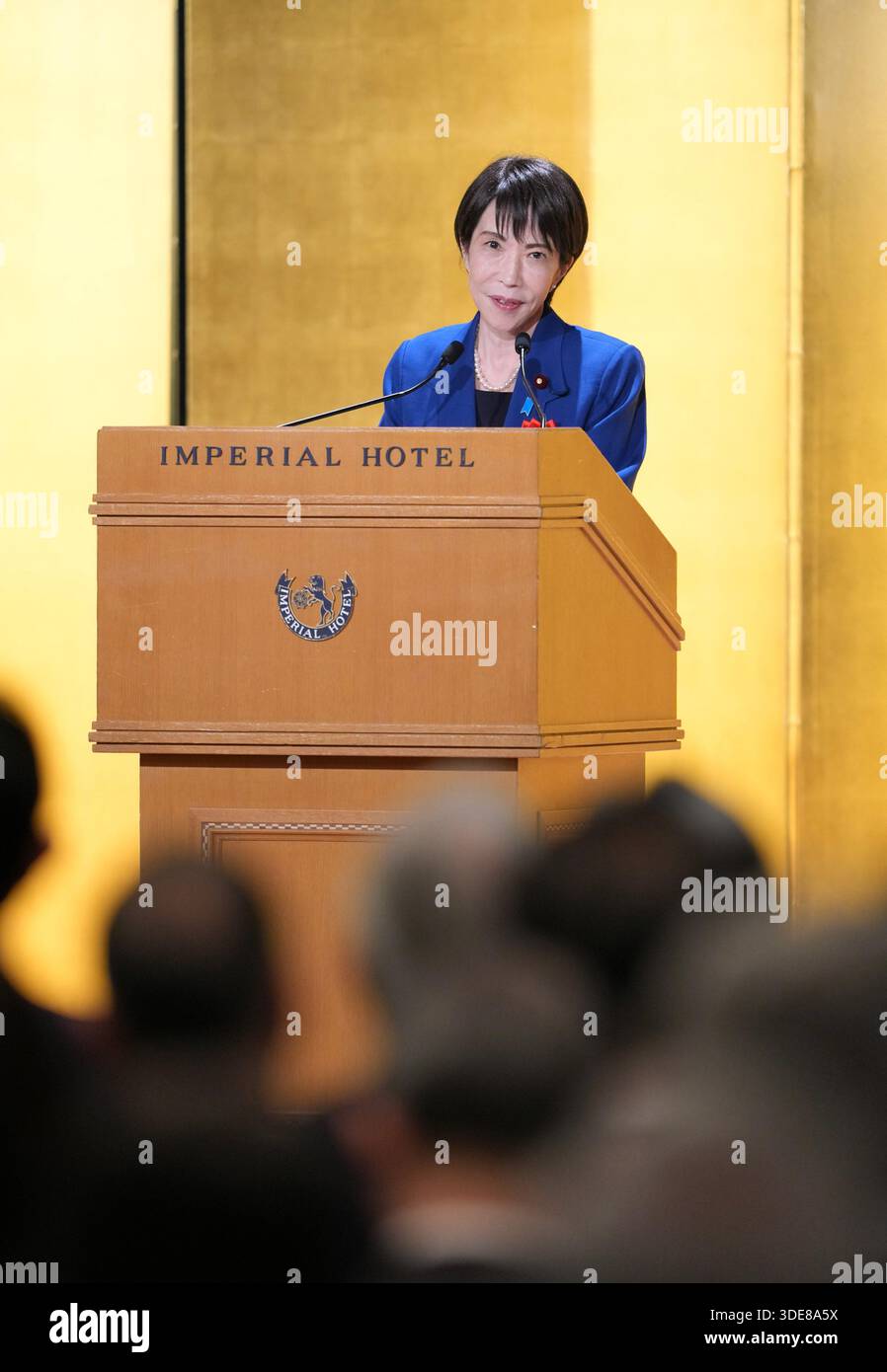 Japanese Prime Minister Sanae addresses the New Year's greetings ...