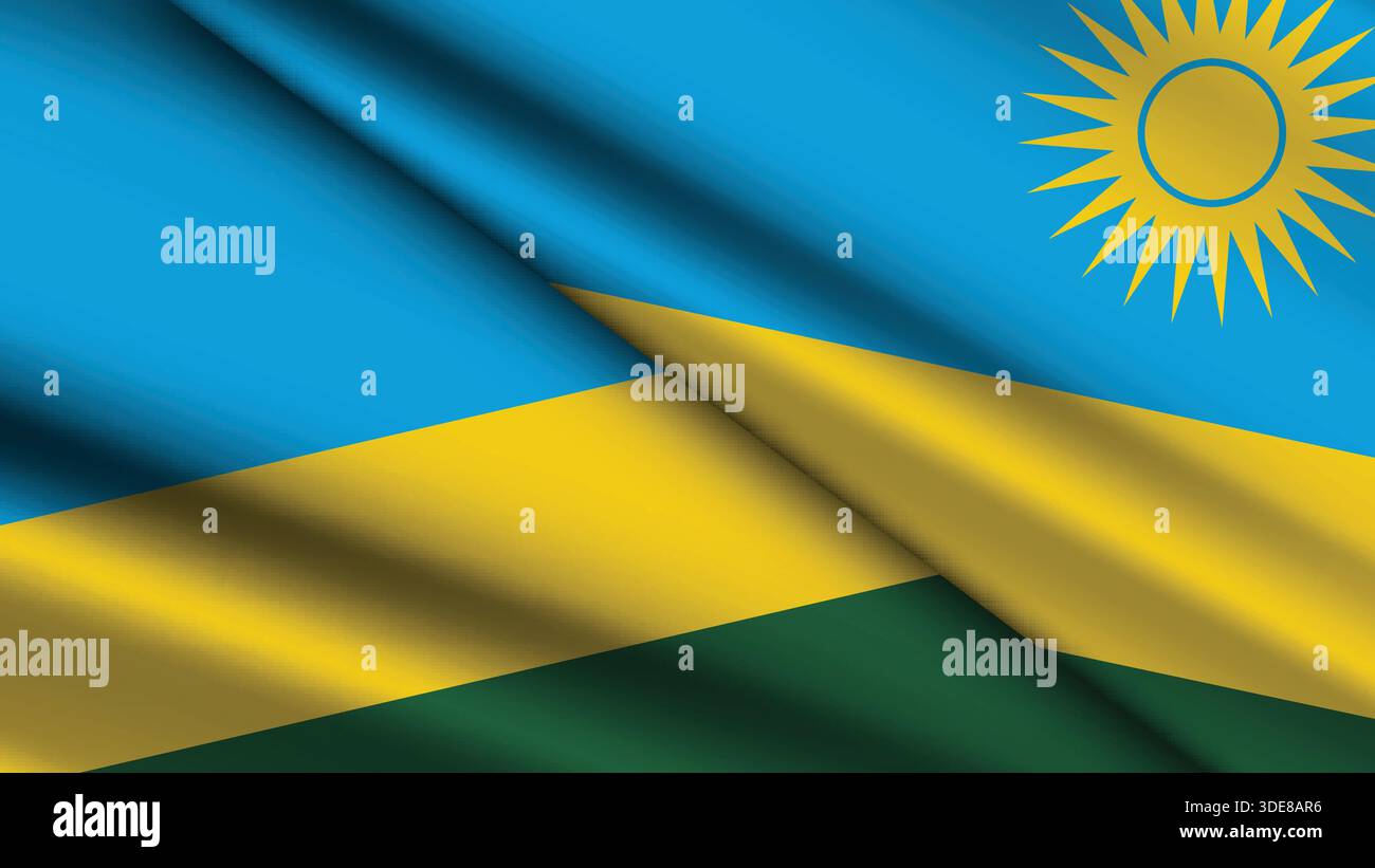 Flag flags rwanda rwandan Stock Vector Images - Alamy