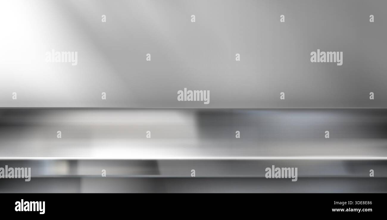 Steel table surface top Stock Vector Images - Alamy
