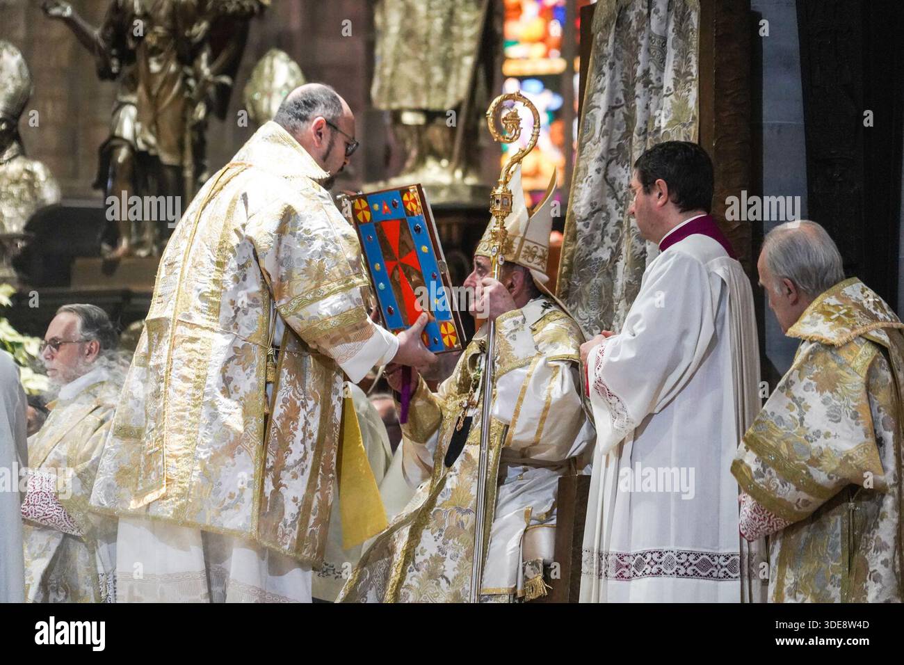 MILAN - Archbishop Mario Delpini of Milan celebrates Mass for the ...