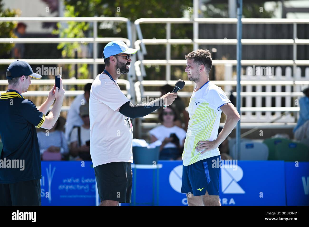 Canberra, Australia. 6 January 2026, Vit Kopriva during the Canberra ...