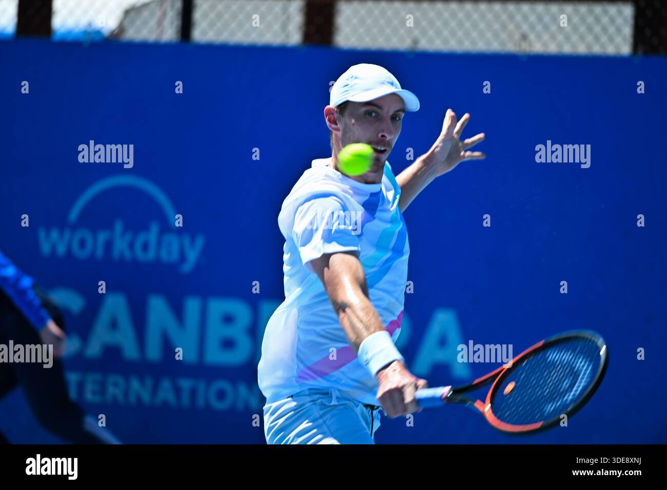 Canberra, Australia. 6 January 2026, Lukas Klein during the Canberra ...