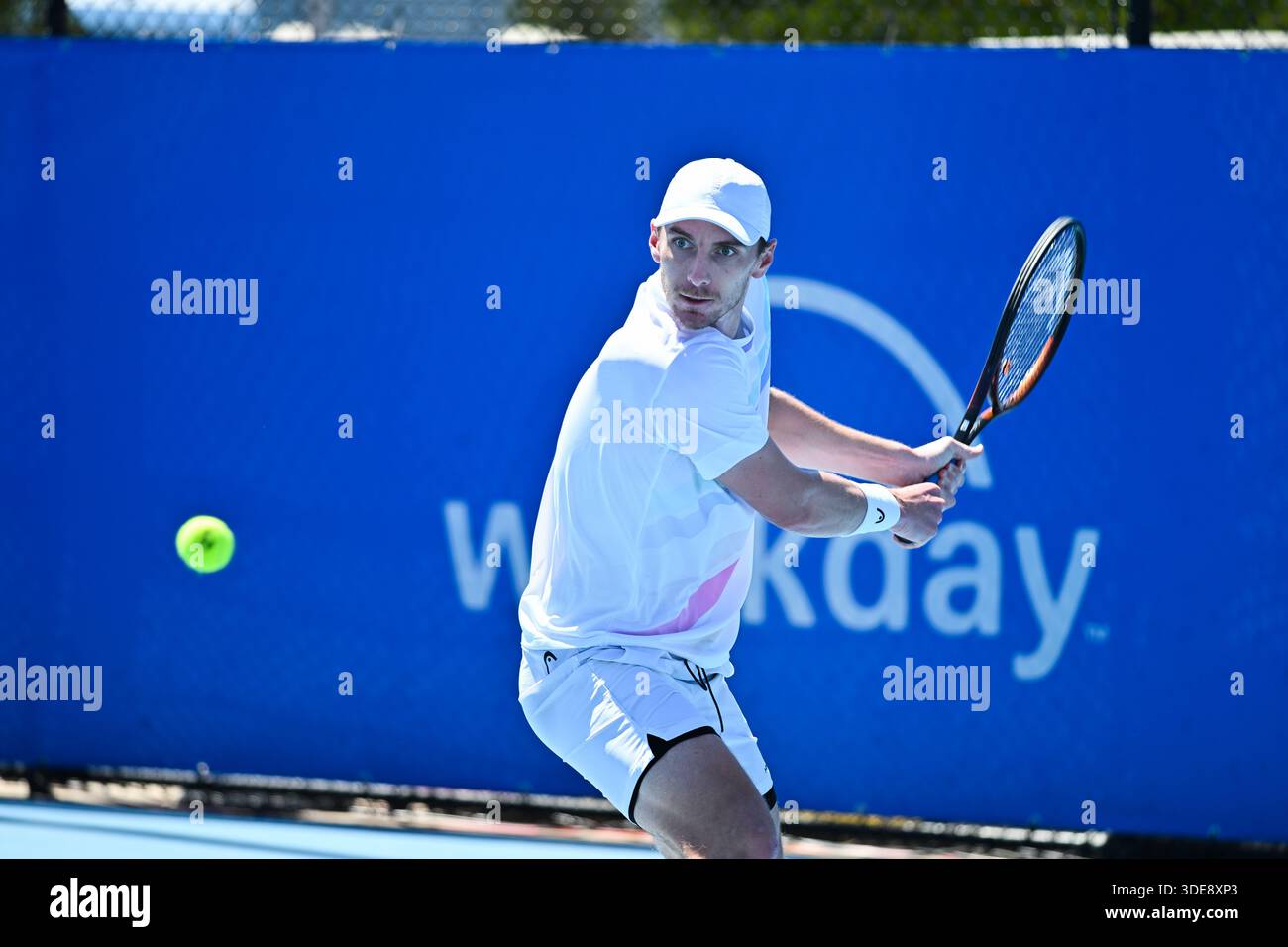 Canberra, Australia. 6 January 2026, Lukas Klein during the Canberra ...