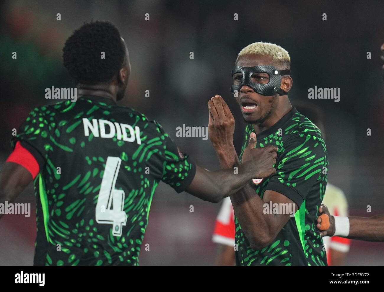 January 05 2026: Victor James Osimhen of Nigeria gestures during a 2025 ...