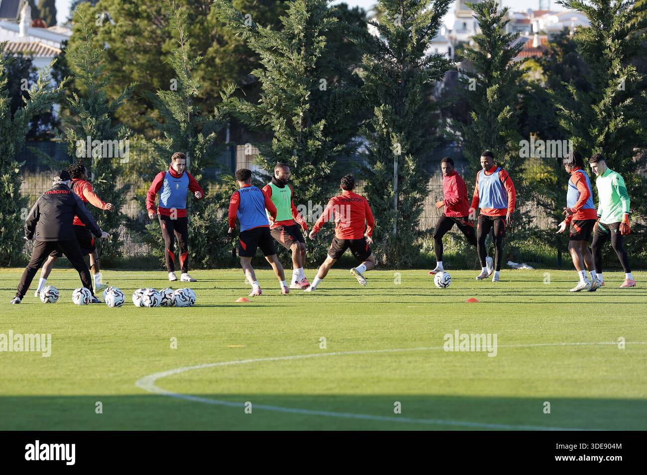 Standard's players pictured during the winter training camp of Belgian ...