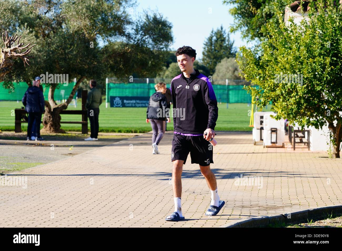 Anderlecht's Tristan Degreef pictured in marge of a training session at ...