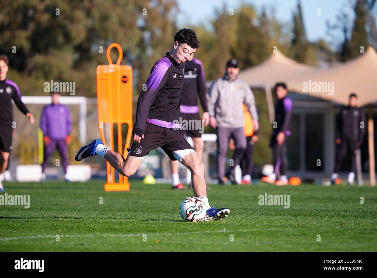 Anderlecht's Tristan Degreef pictured in action during a training ...