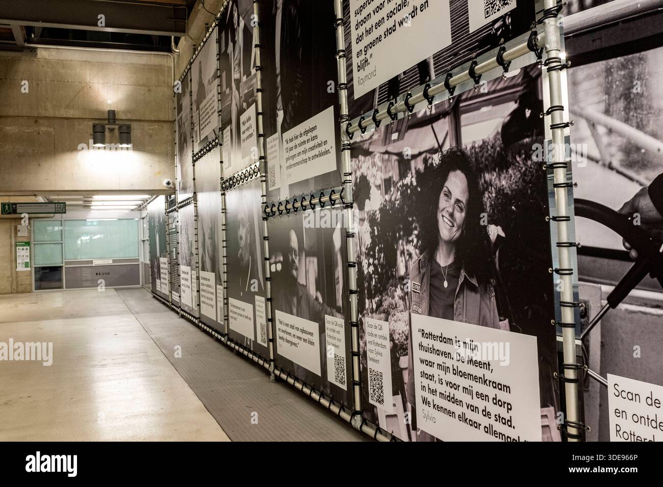Underground Photo Exhibition. Inside Parking Garage Schouwburgplein ...