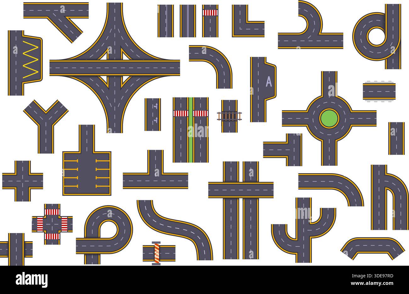 Track path pathway avenue Stock Vector Images - Alamy