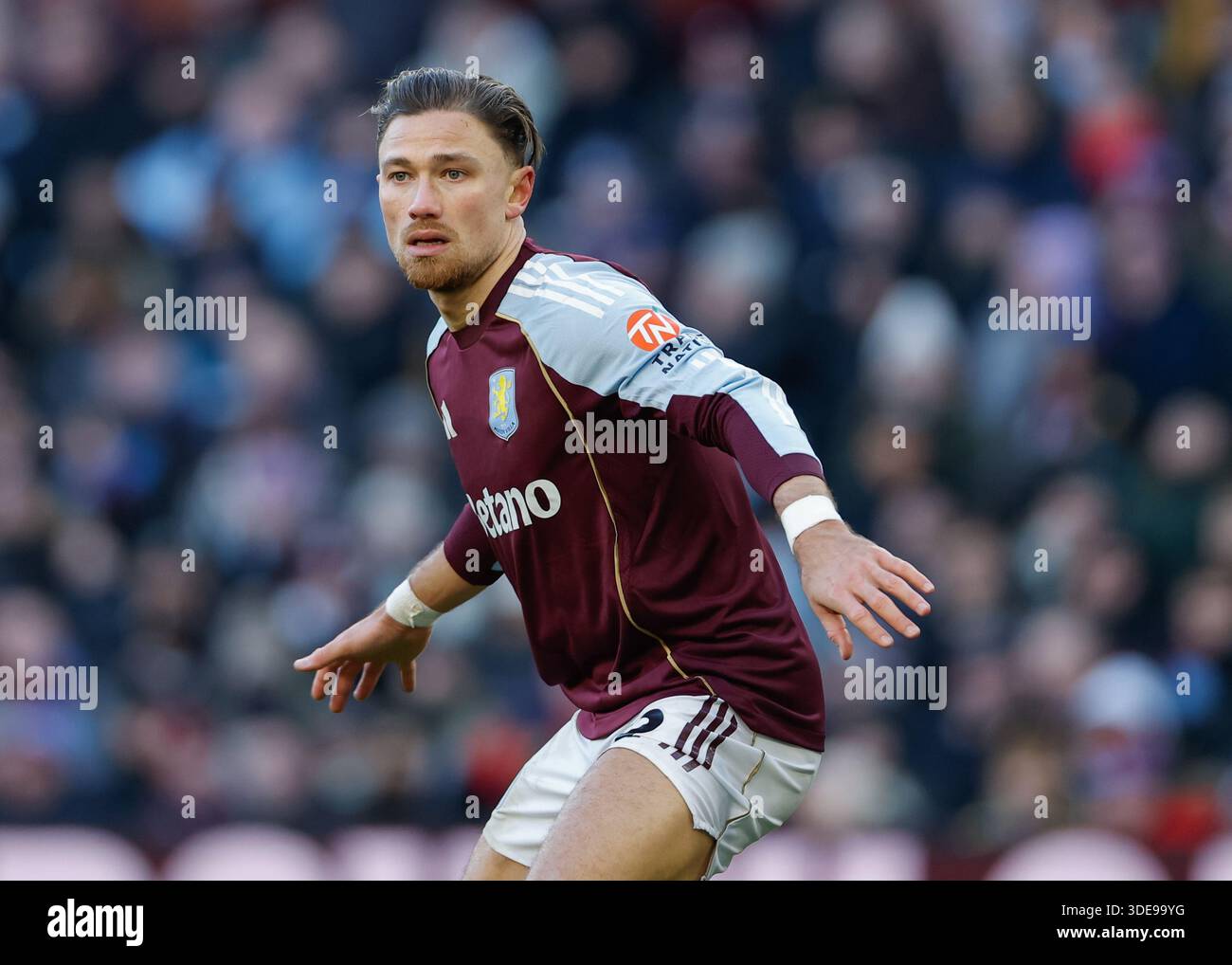 Aston Villa's Matty Cash during the Premier League match at Villa Park ...