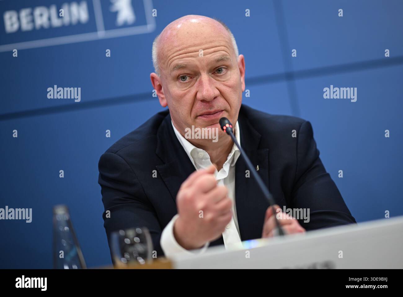 06 January 2026, Berlin: Berlin's Governing Mayor Kai Wegner (CDU) at ...