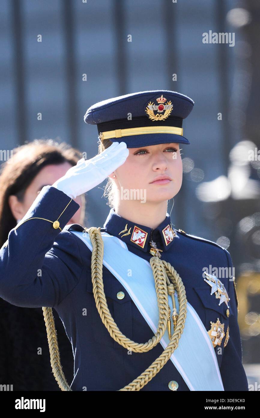 Madrid. Spain. 20260106, Crown Princess Leonor attends New Year's ...