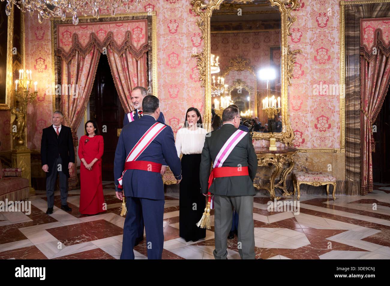 Madrid. Spain. 20260106, King Felipe VI of Spain, Queen Letizia of ...