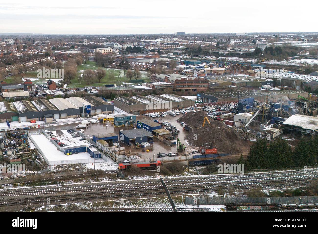 Duddeston Mill Trading Estate, Birmingham 6th January 2026 - A 100m ...