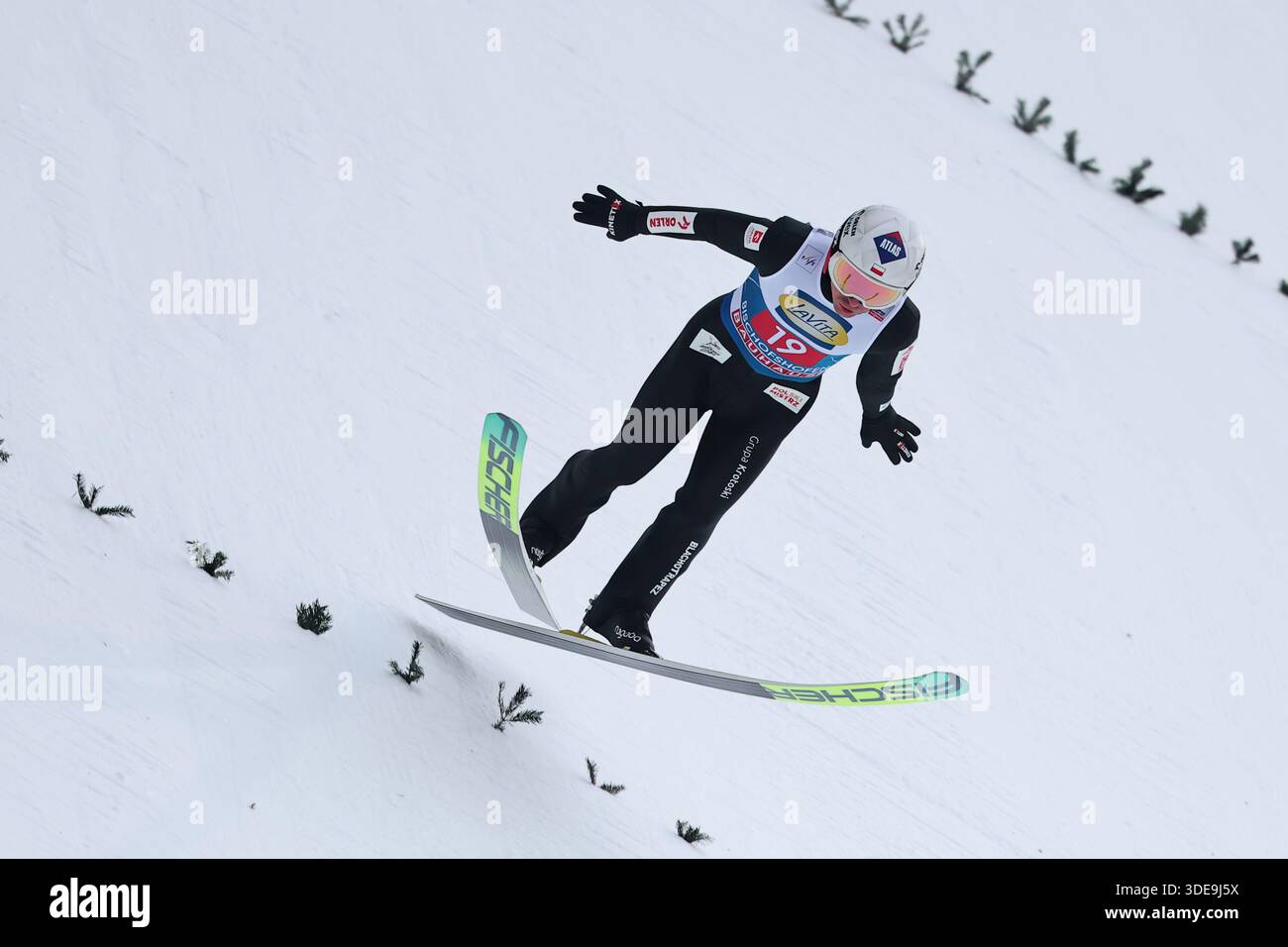 06 January 2026, Austria, Bischofshofen: Nordic skiing/ski jumping ...