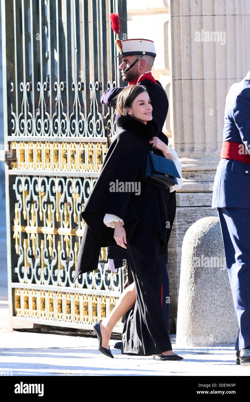 Queen Letizia of Spain attends New Year's Military Parade 2026 at Royal ...
