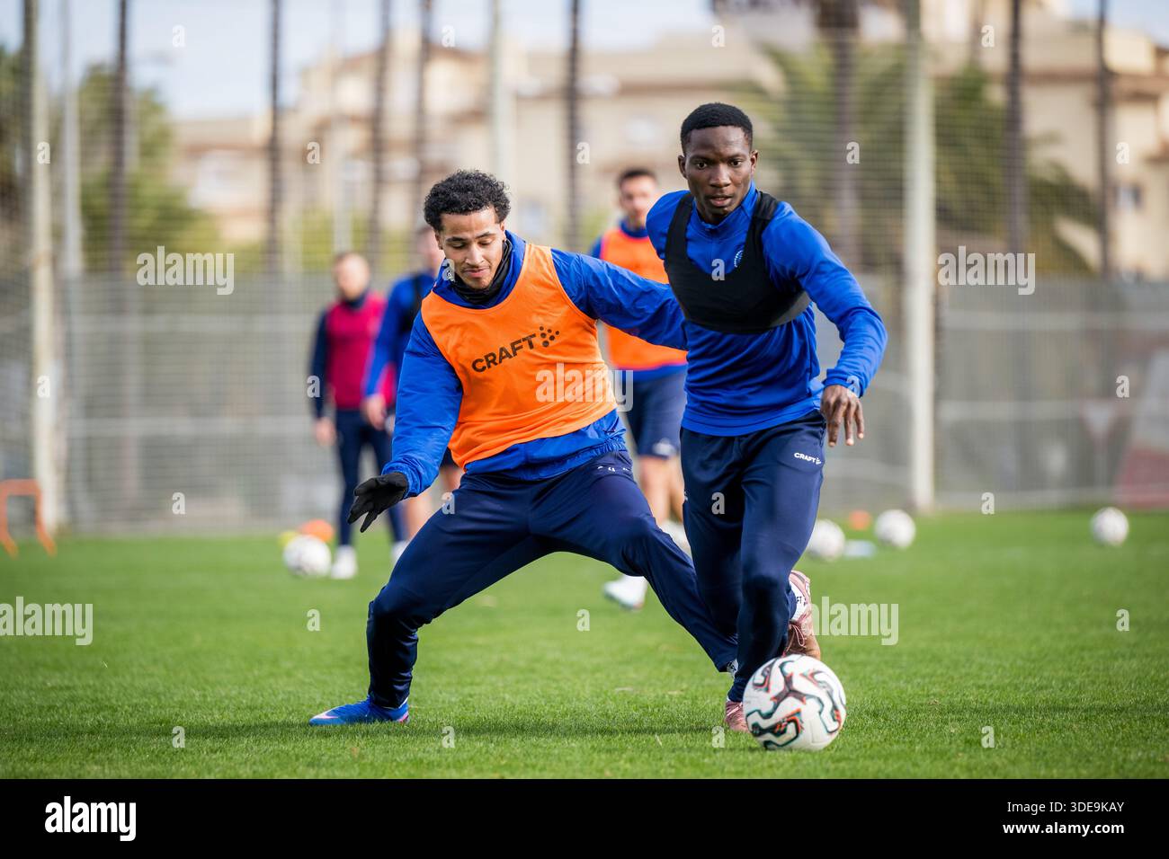 Gent's Momodou Lamin Sonko and Gent's Abdullahi Abubakar Idris pictured ...