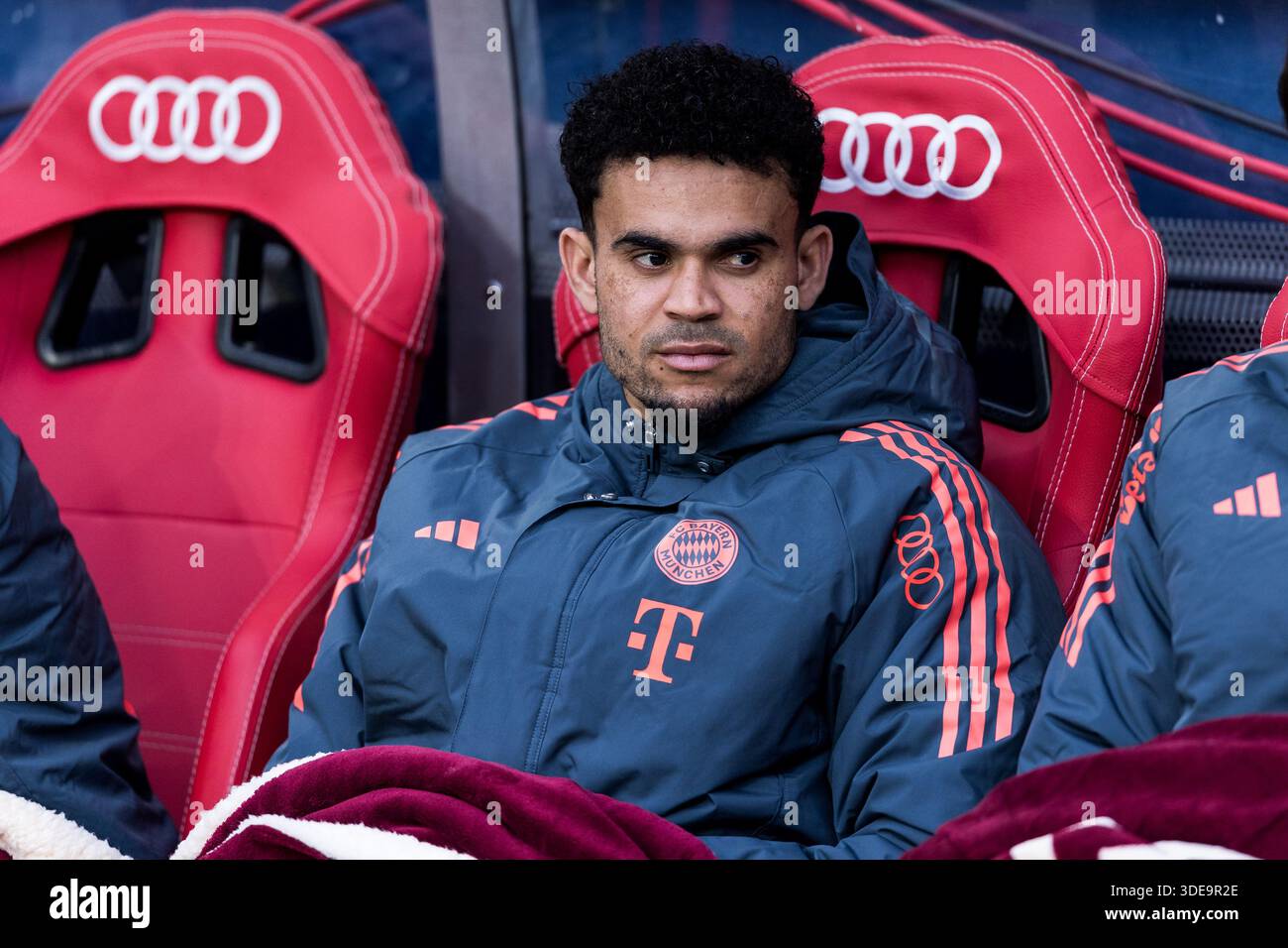 SALZBURG, AUSTRIA - JANUARY 6: Luis Diaz (FC Bayern Muenchen, 14) on ...
