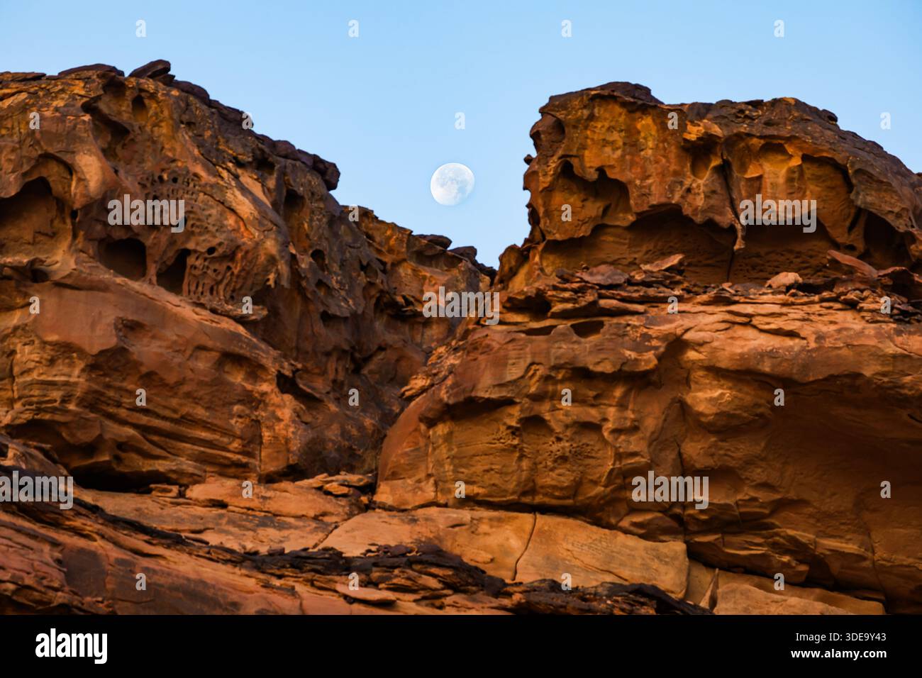 Moon landscape during the Stage 3 of the Dakar 2026, on January 6, 2026 ...