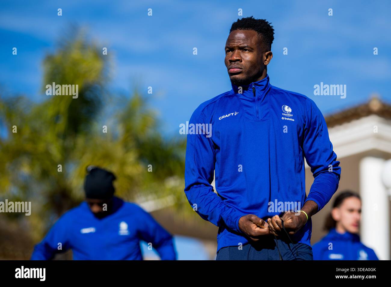 Mohamed Soumah pictured during the winter training camp of Belgian ...