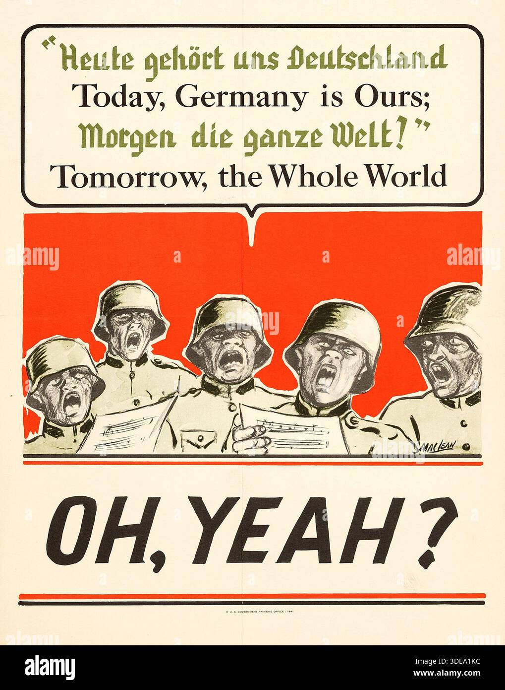 Soldiers german nazi propaganda poster history hi-res stock photography ...