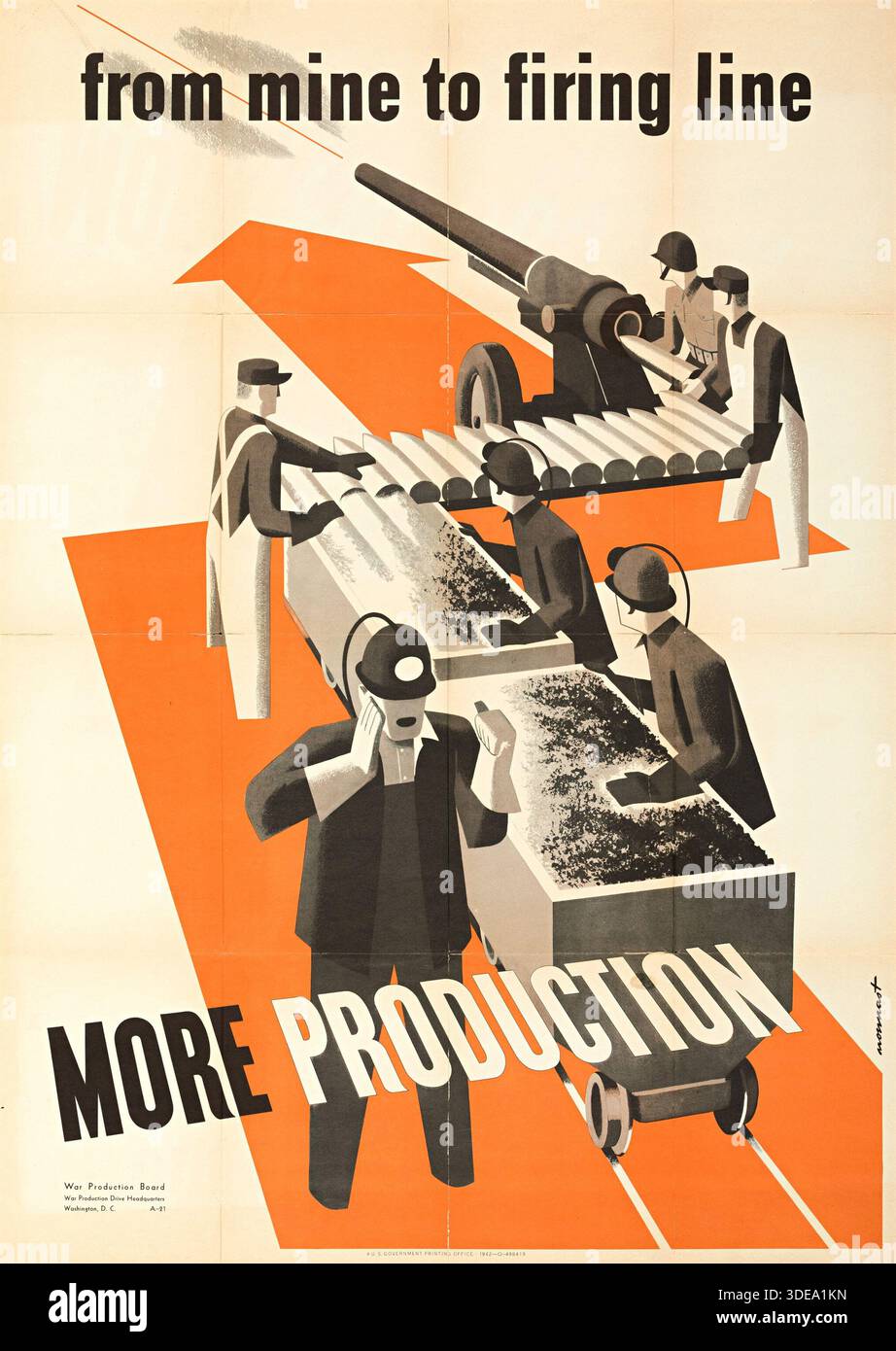 World War II Propaganda Poster (U.S. Government Printing Office, 1942 ...