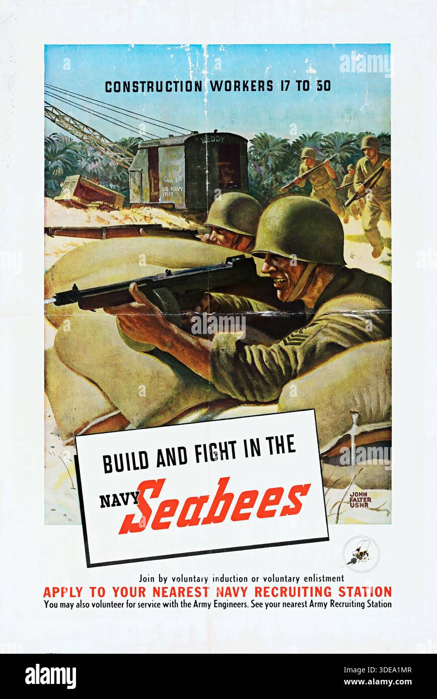 Seabees 1943 hi-res stock photography and images - Alamy