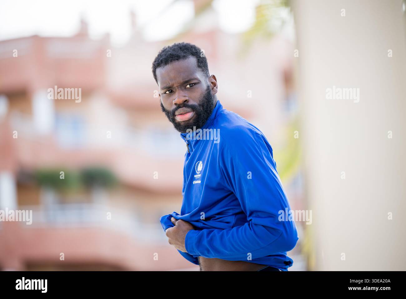 Gent's Wilfried Kanga pictured during the winter training camp of ...