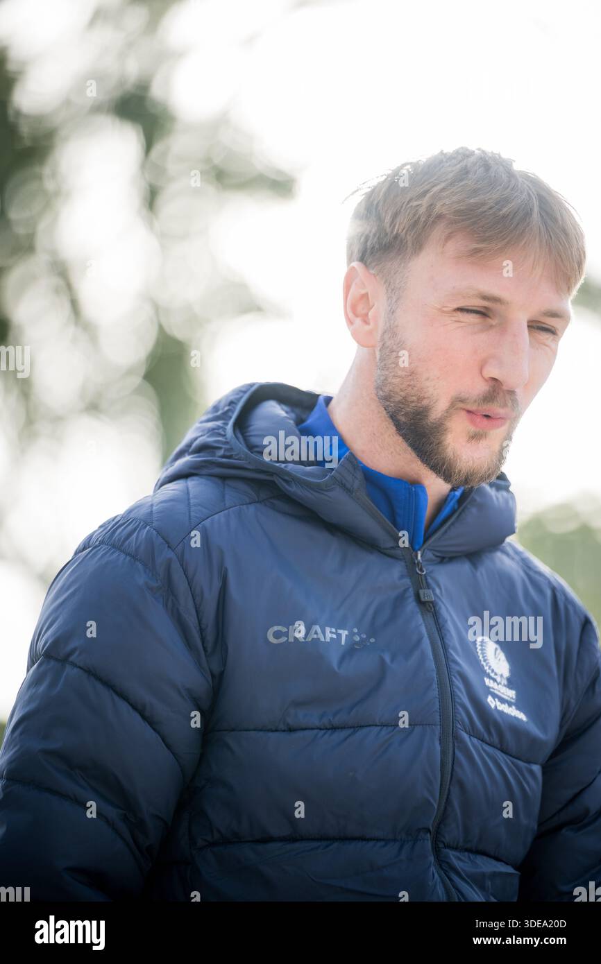 Gent's Siebe Van der Heyden pictured during the winter training camp of ...