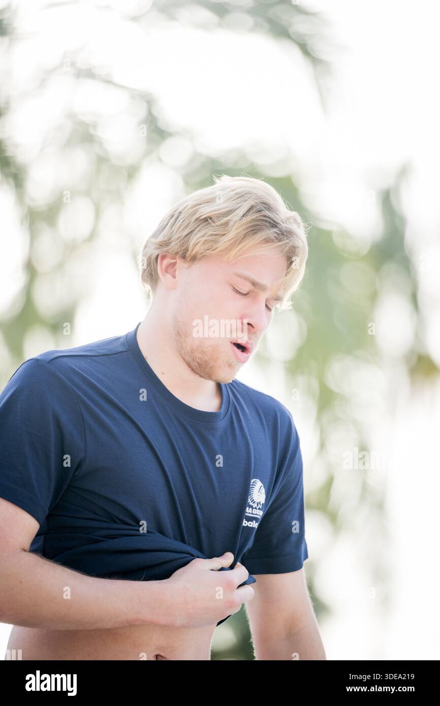 Gent's Victor De Coninck pictured during the winter training camp of ...