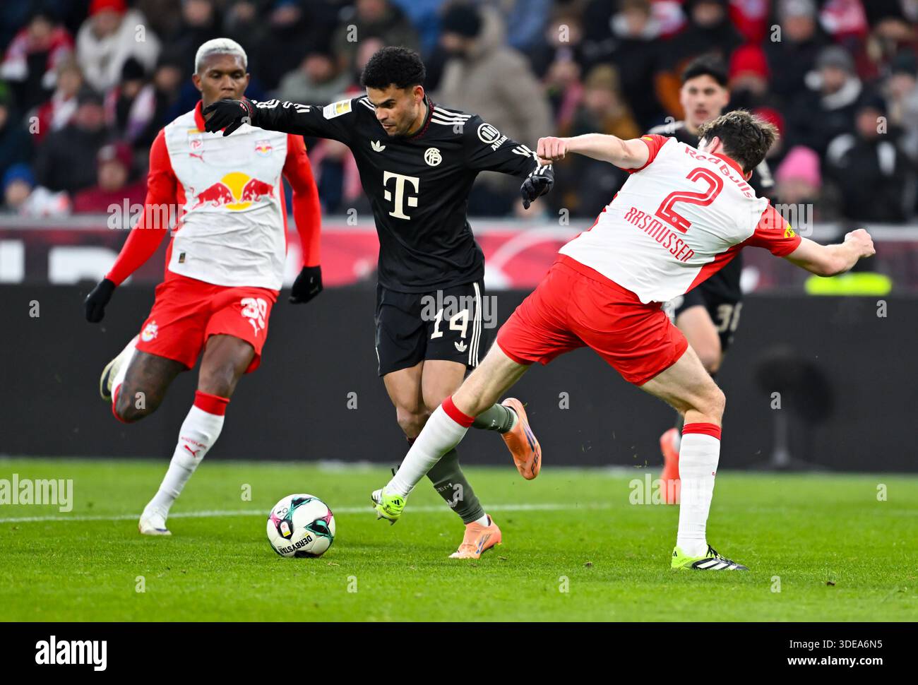06 January 2026, Austria, Salzburg: Soccer, Test match, FC Red Bull ...