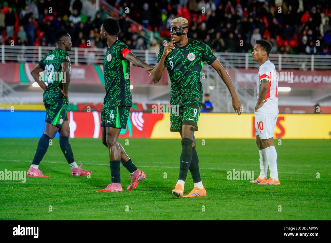 FES, MOROCCO - JANUARY 5: Vincent Osimhen, Akor Adams and Ademola ...