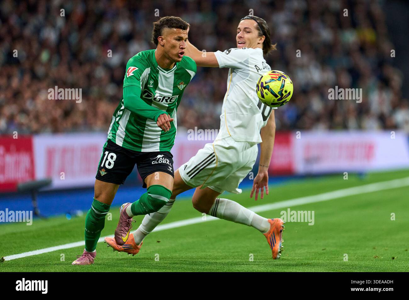 Madrid, Spain. 04th Jan, 2026. Nelson Deossa of Real Betis Balompie ...