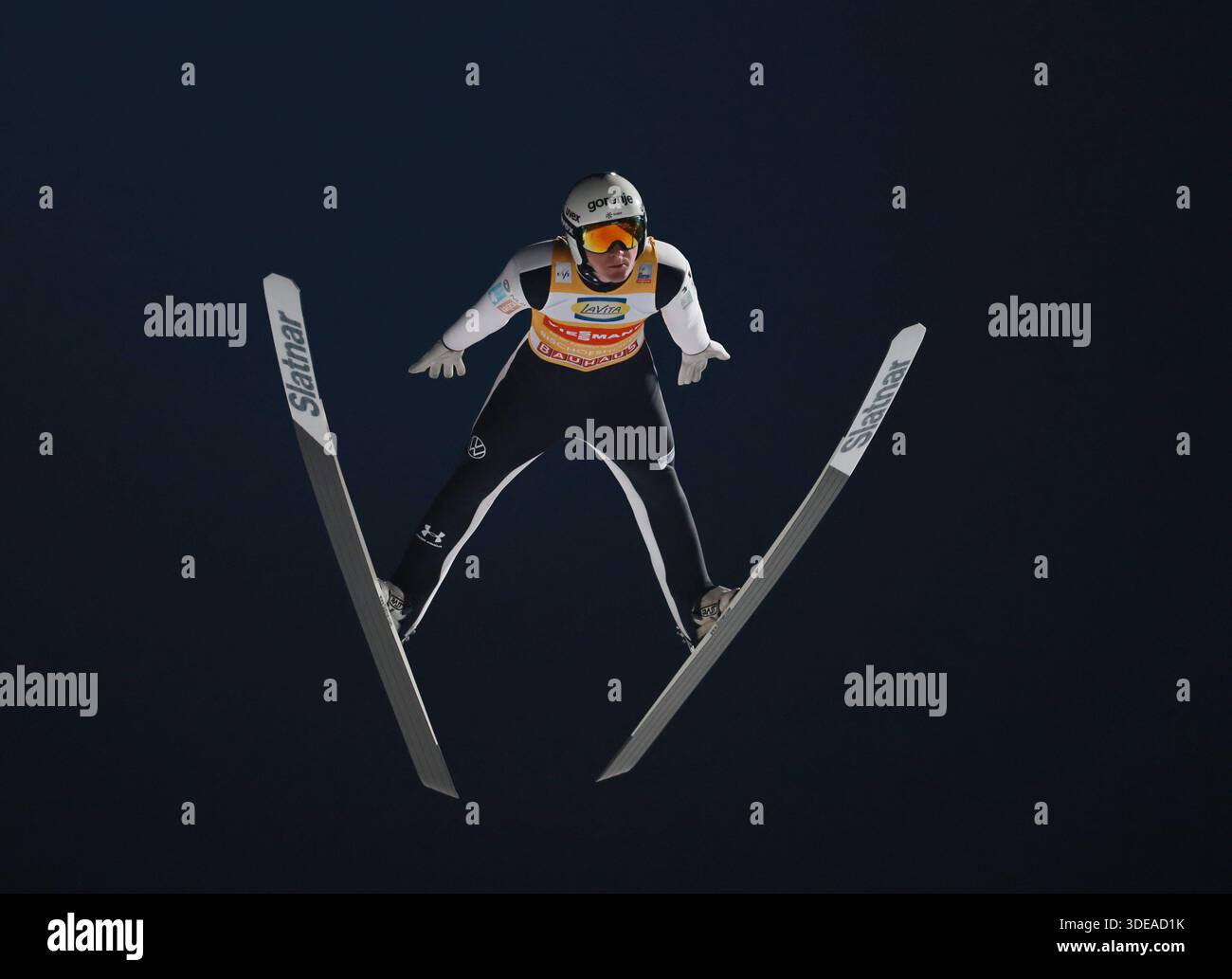 PREVC Domen of Slovenia soars in the air during the first round of the ...