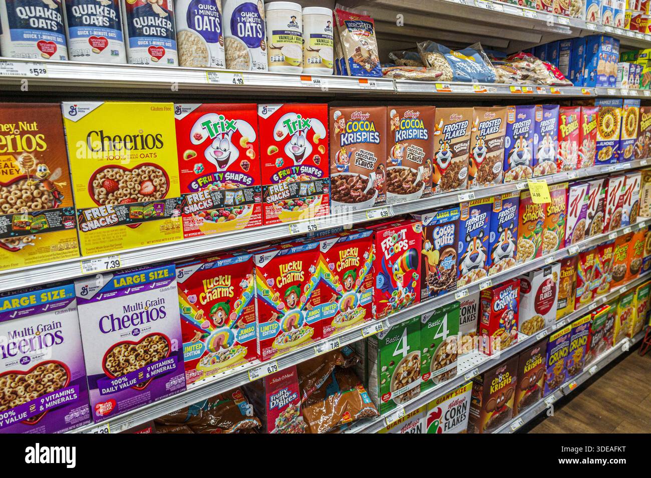 Miami Beach Florida,Bay Supermarket grocery store,inside interior ...