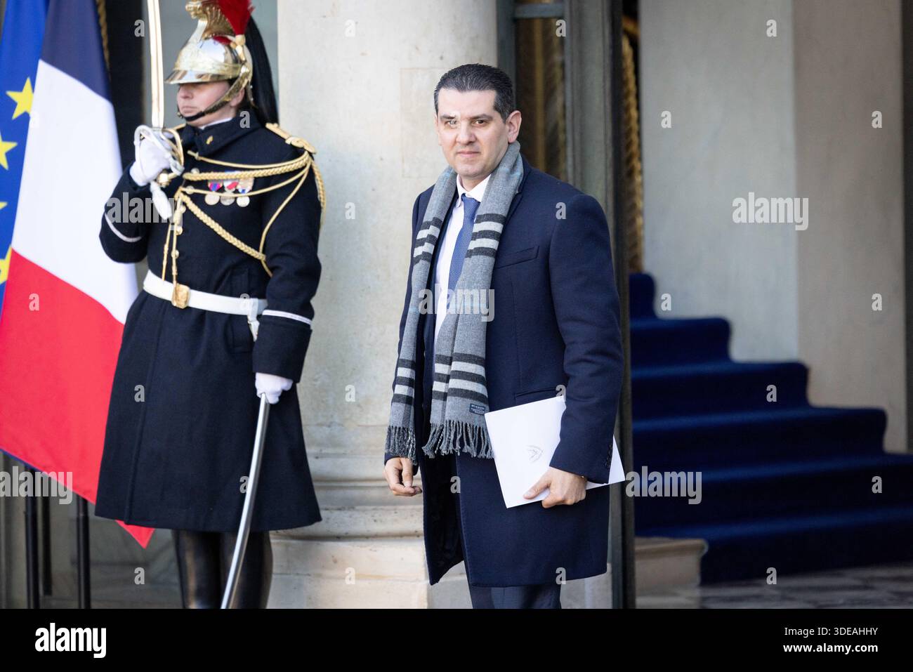 Michael Dammianos / Michalis Damianos at the Elysee Palace in Paris, on ...