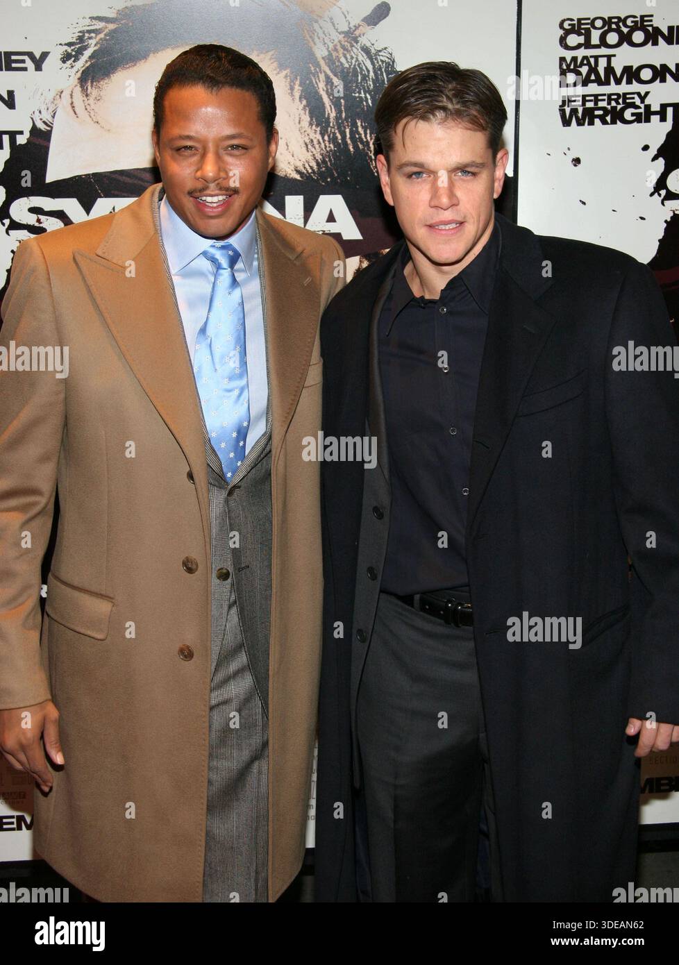 20 November 2005 - New York, NY - Terrence Howard and Matt Damon at the ...