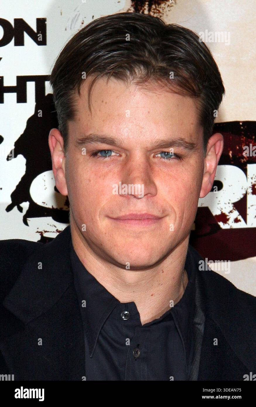 20 November 2005 - New York, NY - Matt Damon at the Syriana world ...