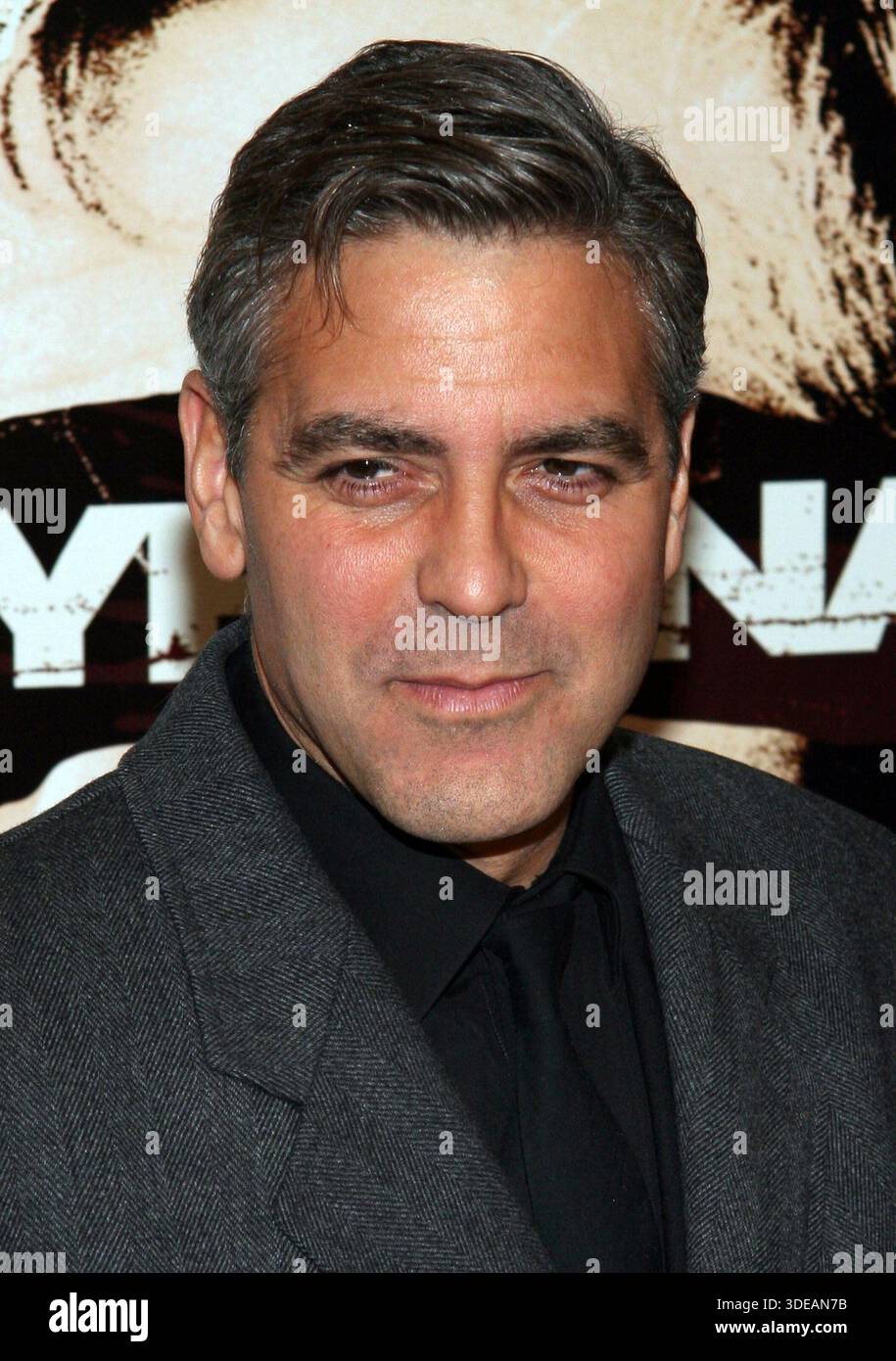 20 November 2005 - New York, NY - George Clooney at the Syriana world ...