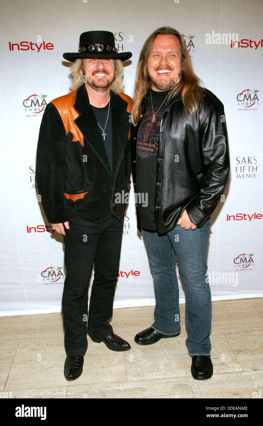 14 November 2005 - New York, NY - Van Zant at the Saks Fifth Avenue and ...