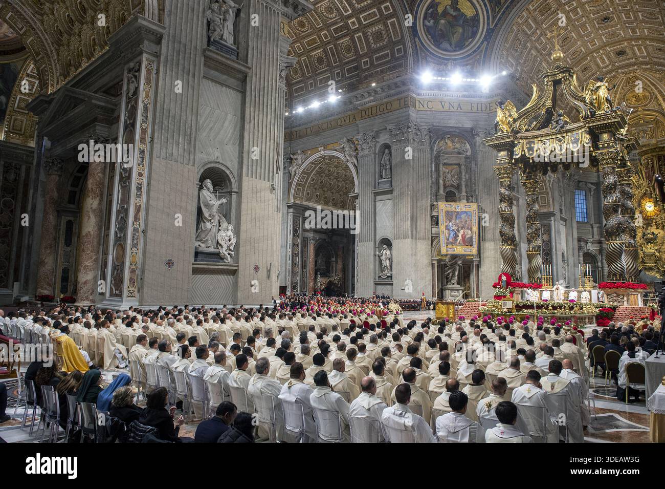 **NO LIBRI** Italy, Rome, Vatican, 2026/1/6 Pope leo XIV presides over ...