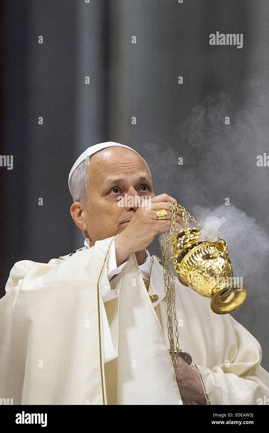 **NO LIBRI** Italy, Rome, Vatican, 2026/1/6 Pope leo XIV presides over ...