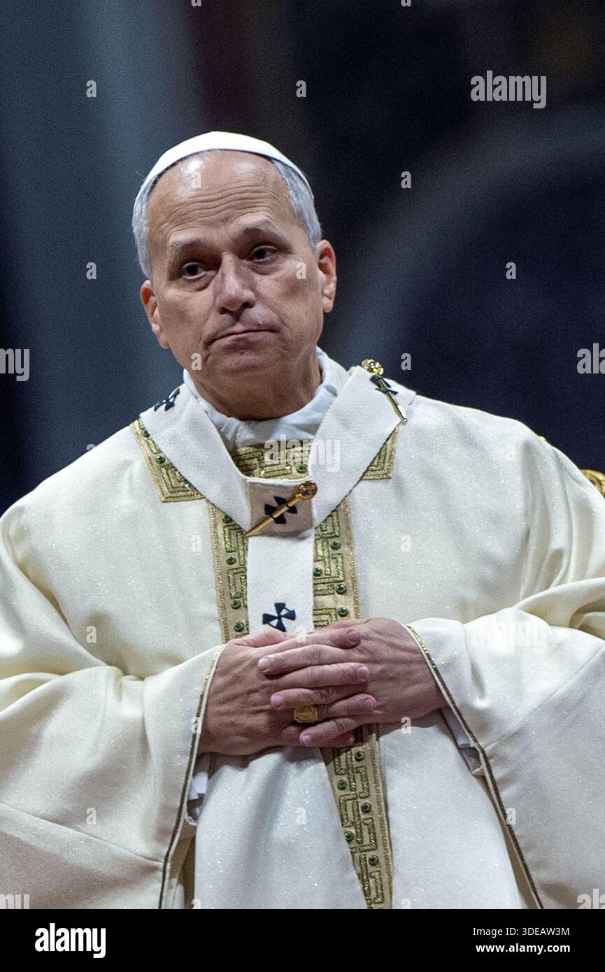 **NO LIBRI** Italy, Rome, Vatican, 2026/1/6 Pope leo XIV presides over ...